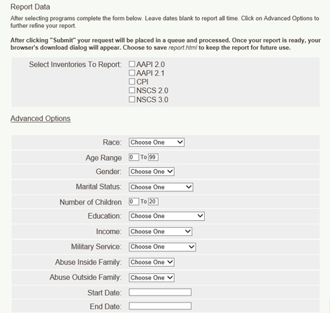 AAPI & Other Assessments - Nurturing Parenting Programs